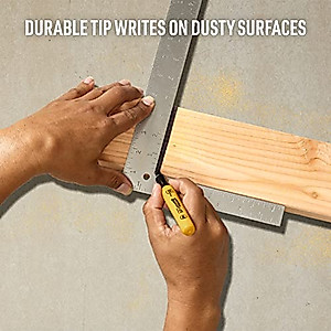 AVERY Marks A Lot UltraDuty Permanent Markers, Chisel Tip, Water Resistant, 1 Black Industrial Marker (29845)