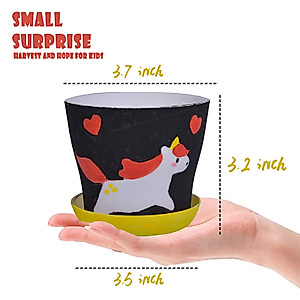 JC-JDFMY11 Paint & Plant Flower Planting Growing Kit - Kids Gardening Birthday Drawing Toys -Crafts for Girls & Boys - STEM Art & Handicraft Project Activities,Arts and Crafts for Kids 6,8-12