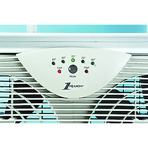 Holmes Dual 8" Blade Twin Window Fan with LED One Touch Thermostat Control