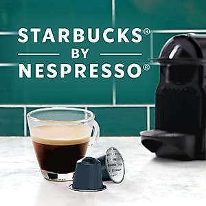 Starbucks by Nespresso Decaf Dark Roast Espresso (50-count single serve capsules, compatible with Nespresso Original Line System)