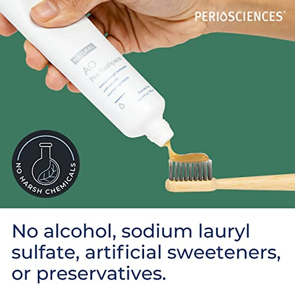 PerioSciences AO Pro Natural Toothpaste with Antioxidants 90ml