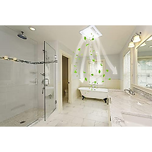 Akicon Bathroom Exhaust Fan with Light, Ultra Quiet 90 CFM 1.5 Sones Ventilation Exhaust Bathroom Fan Light Combo, Powerful Ventilation Fan for Bathroom and Home, 3 Years Warranty