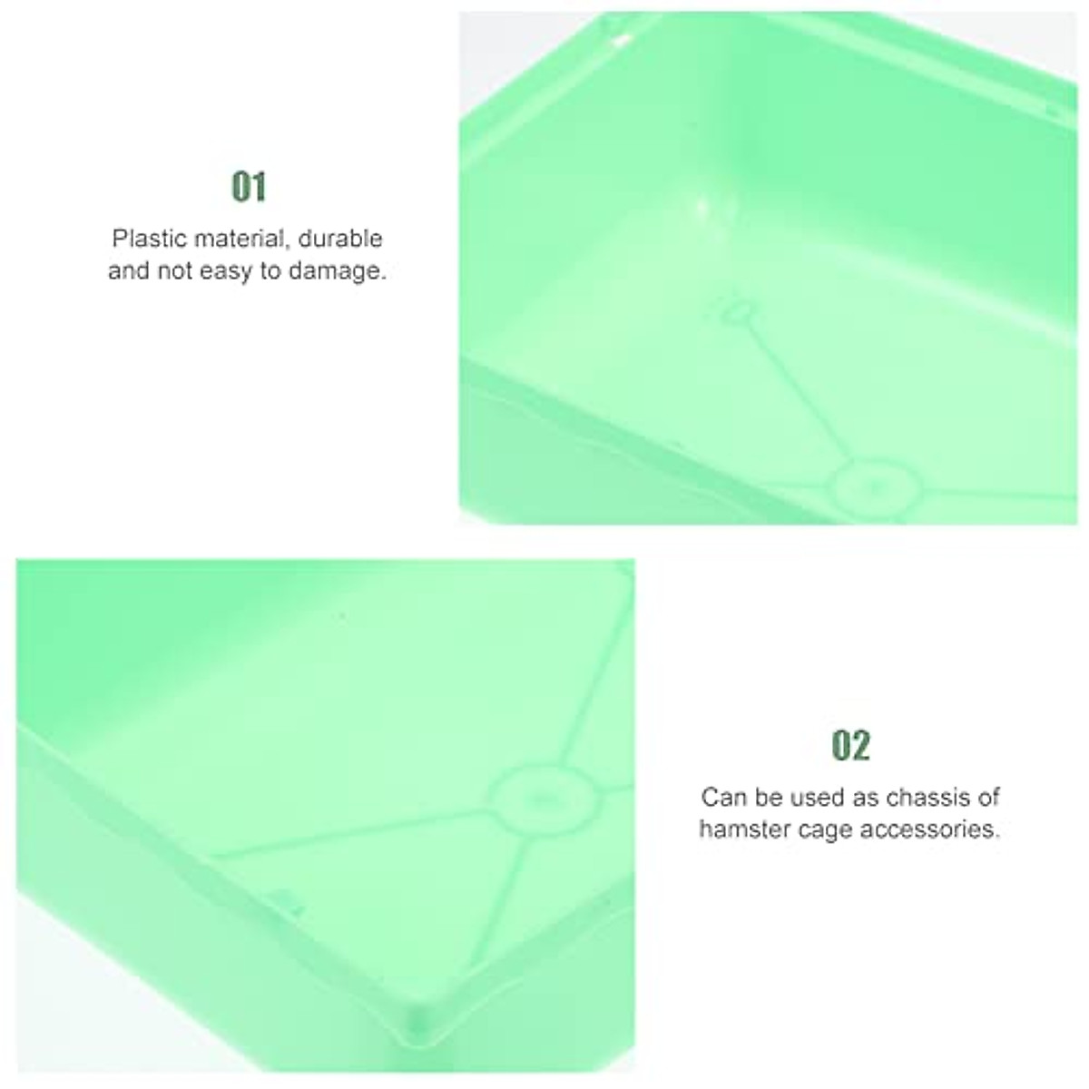 iplusmile Pans Nest Dogs Kennels Cage House Mice Crate Bedding Tray Crates Trainer Rabbits Small Animal Bottom Chinchillas Floor Replaceable Rat Habitats Cages Replacement Light Cat Gerbil