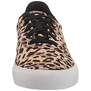 adidas Women's VULCRAID3R Skate Shoe, Hazy Beige/Cardboard/Dark Brown, 10