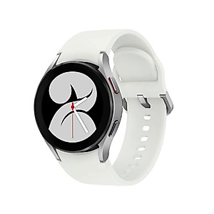 SAMSUNG Electronics Galaxy Watch 4 40mm Smartwatch with ECG Monitor Tracker for Health Fitness Running Sleep Cycles GPS Fall Detection Bluetooth US Version, Silver (Renewed)