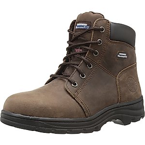 Skechers womens Workshire Peril-w footwear, Dark Brown, 8 US