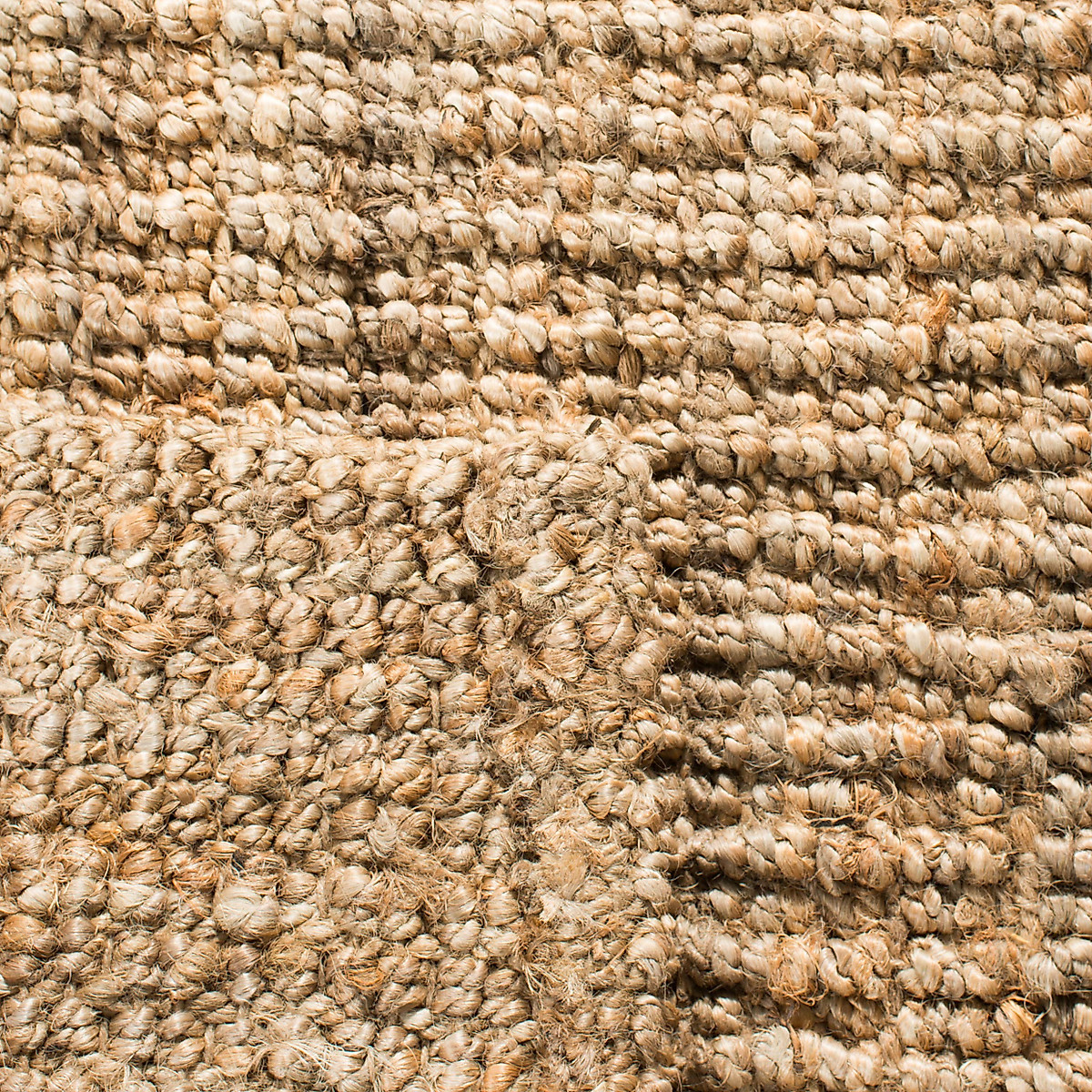 SAFAVIEH Natural Fiber Collection 9' x 12' Natural NF447A Handmade Chunky Textured Premium Jute 0.75-inch Thick Area Rug