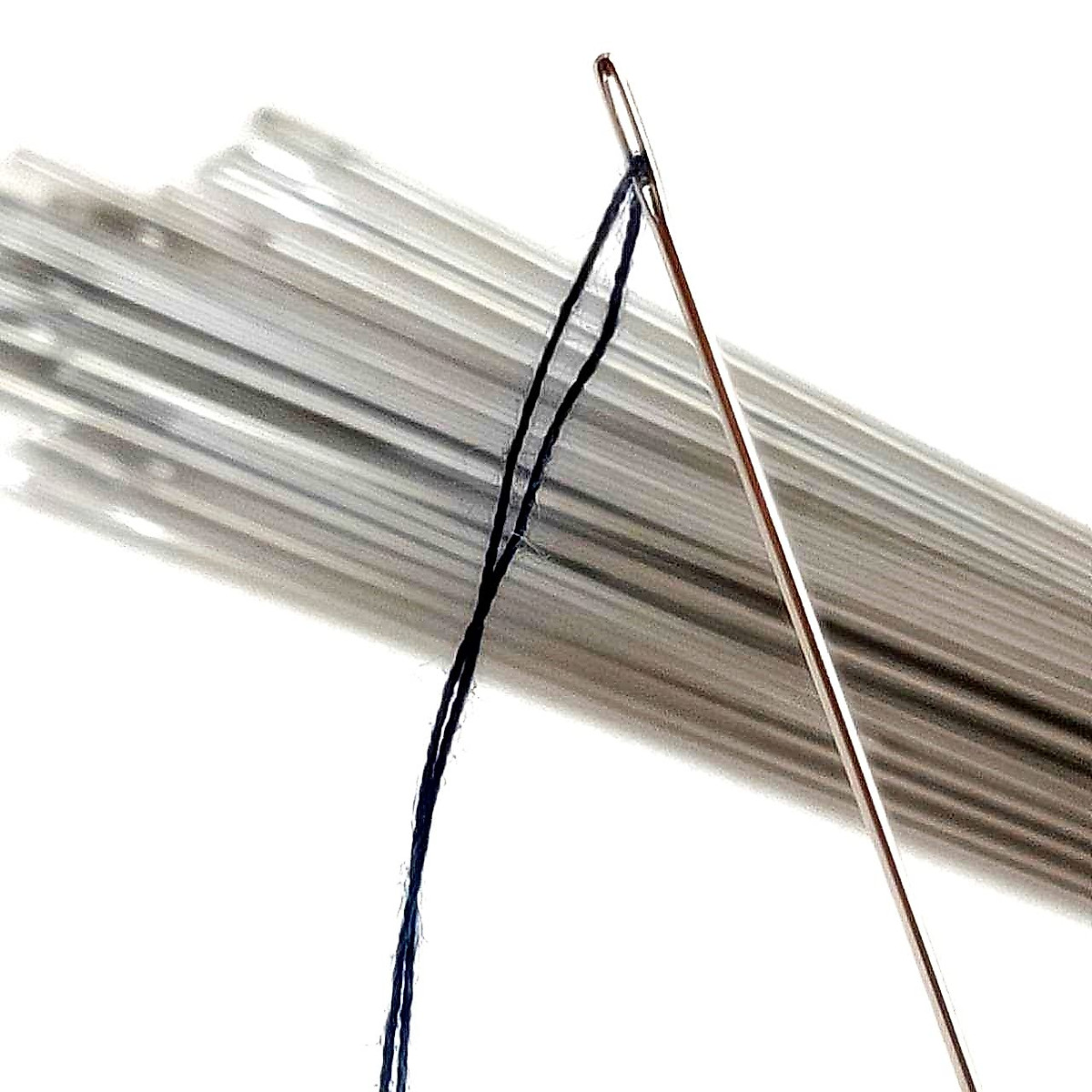 poppip 30 pcs. of #8 Hand Sewing Large Eye Sewing Double Long Needles Japanese Quality Sharp Hand Stitching Repair Cloths Crafting Embroidery Craft Hobbies DIY