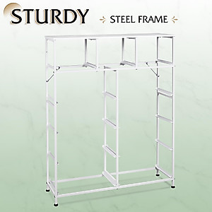 WLIVE Tall Dresser for Bedroom, Fabric Dresser Storage Tower, Dresser & Chest of Drawers Organizer Unit with 11 Drawers, Storage Cabinet, Hallway, Closets, Steel Frame, Wood Top