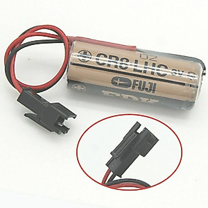 Meewellvetry (Pack of 3) Replacement for Fuji FDK CR8.LHC 17450 3V 2600mAh Non-Rechargeable Battery with Black Plug