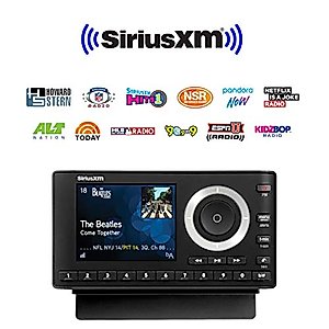 SiriusXM Onyx Plus Satellite Radio w/ Vehicle Kit, Enjoy SiriusXM Through your Existing Car Stereo for as Low as $5/month + $60 Service Card with Activation