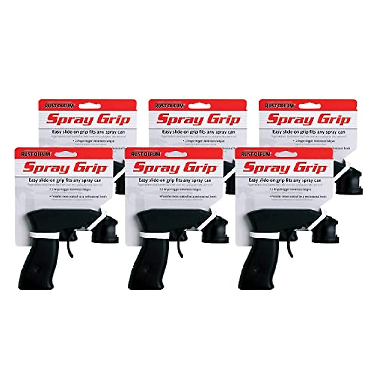 Rust-Oleum 243546-6PK Standard Spray Paint Grip, 6 Pack