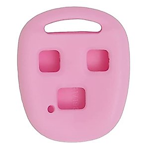 Keyless2Go Replacement for Key Fob Cover for Lexus Vehicles with FCC HYQ1512V, N1412BBB, HYQ12BBT - Pink