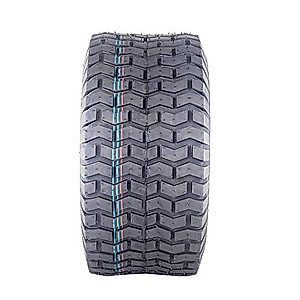 MOTORHOT 2 Pcs 24x12.00-12 Turf Tires 6 Ply 24x12x12 Tubeless Tires Fit For Garden Tractor Lawn Mower