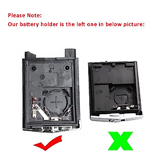 Keyecu Replace Flip Shell Remote Key Case Fob 3 Button For Mazda 3 5 6 RX8 CX5 CX7 CX9,(Empty Shells)