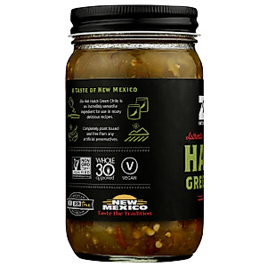 ZIA GREEN CHILE COMPANY Roasted Hatch Green Chile - Hot, 16 OZ