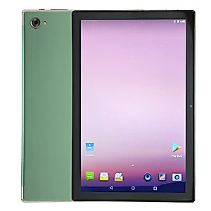 HD Tablet, Octa Core Green 10.1in Tablet 6000mAh Rechargeable for Business (US Plug)
