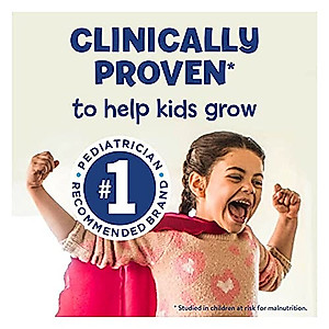 PediaSure Grow & Gain With Fiber, Kidsâ€™ Nutritional Shake, With Protein, DHA, And Vitamins & Minerals, Strawberry,8 Fl Oz (Pack of 6)