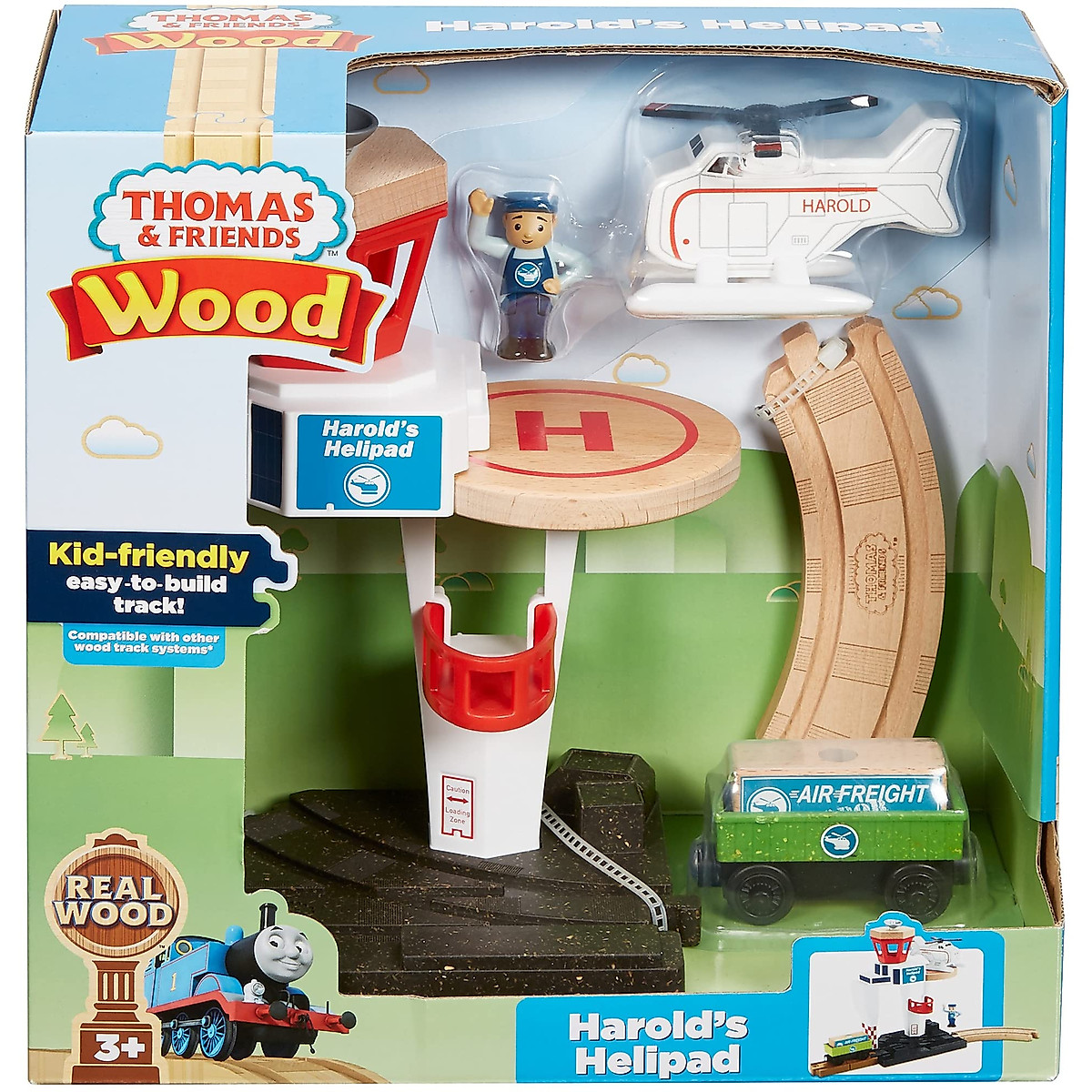 Thomas & Friends Wood Harold's Helipad Playset