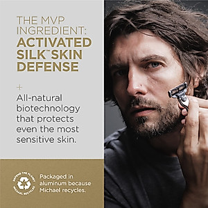 Calming Post Shave Balm by Michael Strahan | Men’s Grooming and Skincare for Dry, Sensitive Skin | Moisturizing and Soothing Aftershave Lotion | 3.4 Fl. Oz