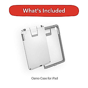 Osmo - Genius Starter Kit for iPad (New Version) + Osmo iPad Case Bundle - Problem Solving & Creativity (Ages 6-10) (OSMO iPad Base Included)