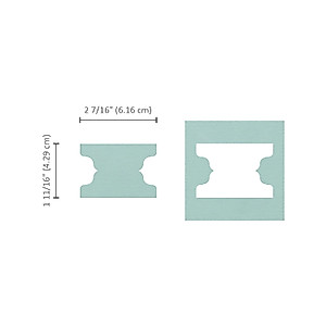 Bira 3 inch Mini File Tabs Lever Action Craft Punch for Paper Crafting, Scrapbooking, Card Arts, DIY Projects