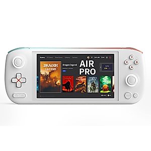 AYANEO Air PRO (AMD R5-5560U)- 5.5 Inches OLED Handheld PC Game Console Win 11 Laptop Touch Screen Video Game Console, CPU AMD Ryzen 5 5560U Processor Tablet PC,16GB RAM, 512GB Storage (Aurora White)