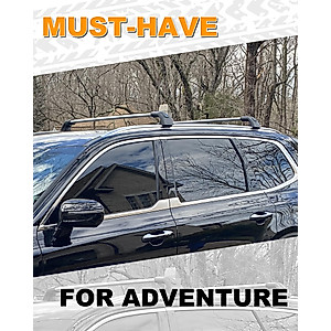 Snailfly Adjustable Cross Bars Roof Rack Luggage Carrier Fit for Ford Edge 2015-2024