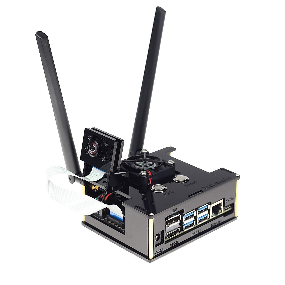 Makeronics 8265AC/8265NGW Wireless NIC Module M.2 NGFF for Jetson Nano Support 2.4GHz / 5GHz 300Mbps / 867Mbps Dual Band WiFi and Bluetooth 4.2 | Assembly Instruction Included
