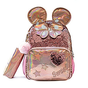 Jasminestar Toddler Backpack 13 inch Cute Kindergarten Backpacks Little Kid Preschool Bookbag