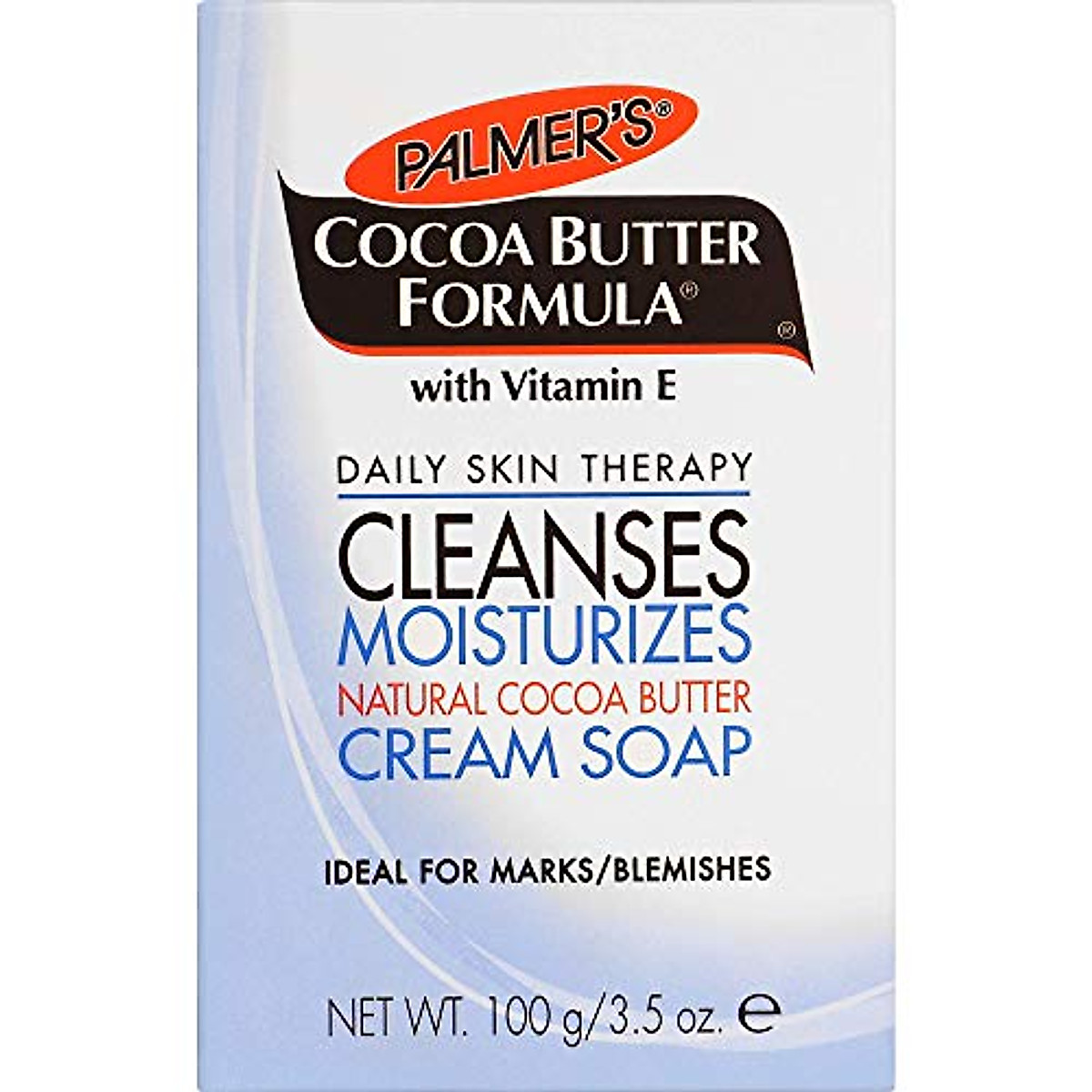 Palmer's Cocoa Butter Formula with Vitamin E, Daily Skin Therapy Cream Soap 3.5 oz (Pack of 6)