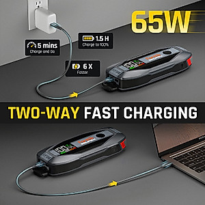 Fanttik T8 APEX Jump Starter and Cordless Screwdriver Kit L1 PRO Blue