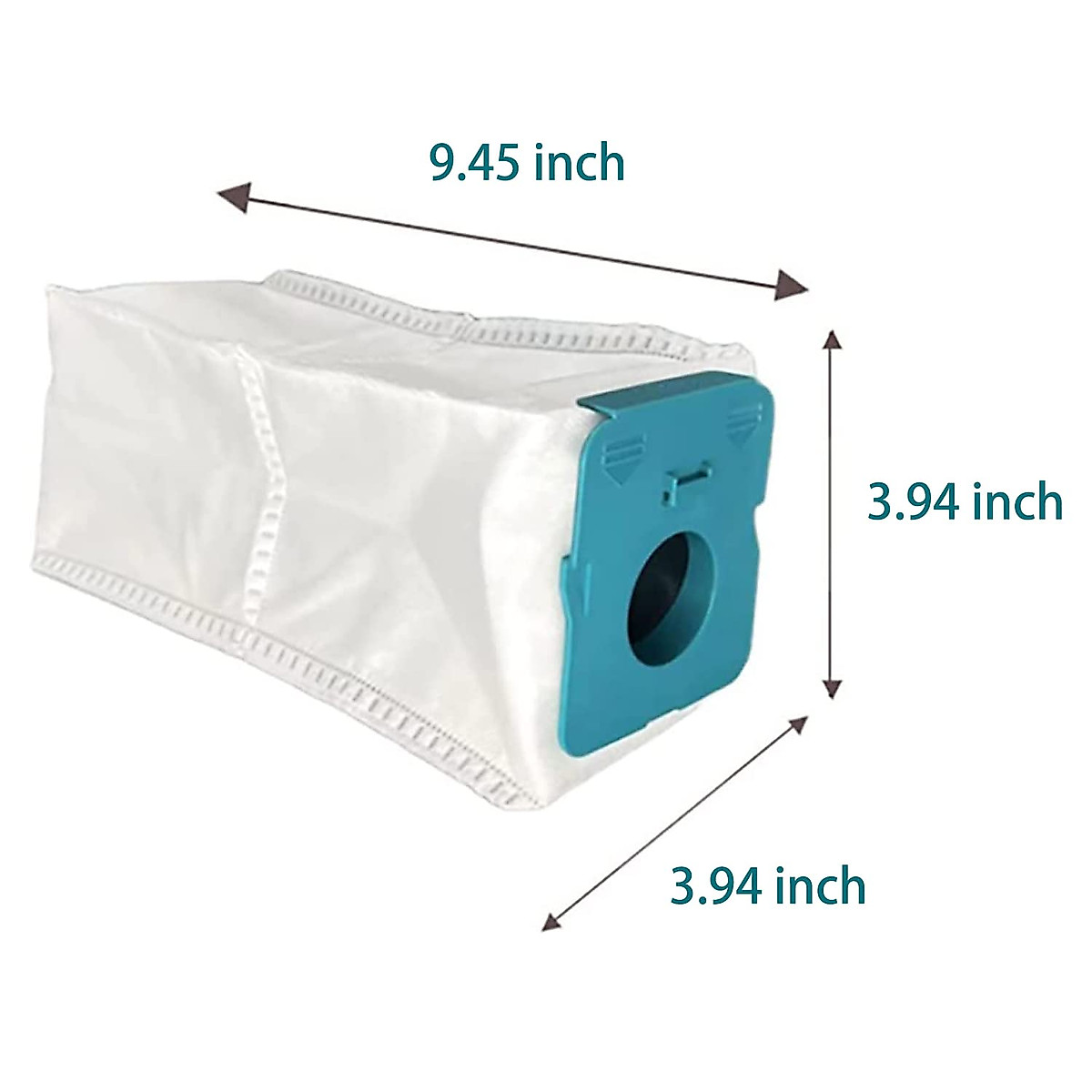 6 Pcs VCA-ADB95 Dust Bag Replacement for Samsung BESPOKE Jet Cordless Stick Vacuum Cleaner VS20A95923W Automatic Clean Station Dust Bag