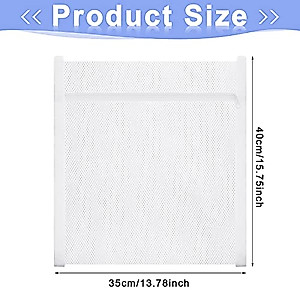 Honeycomb Shoe Dryer Bag with Zipper, White Dryer Door Shoe Net Laundry Bags Mesh Wash Bags Shoe Bag for Washing Machine Sneaker Clothing 13.8 x 15.8 Inch(3 Pieces)