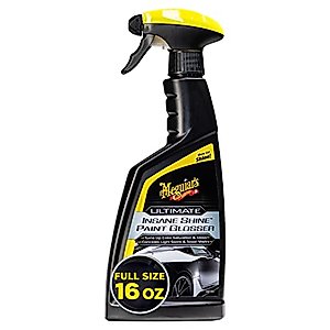 Meguiar's Ultimate Insane Shine Paint Glosser - Spray Gloss Enhancer That Gives an Amazing High Gloss Finish for Your Paint - 16 Oz Spray