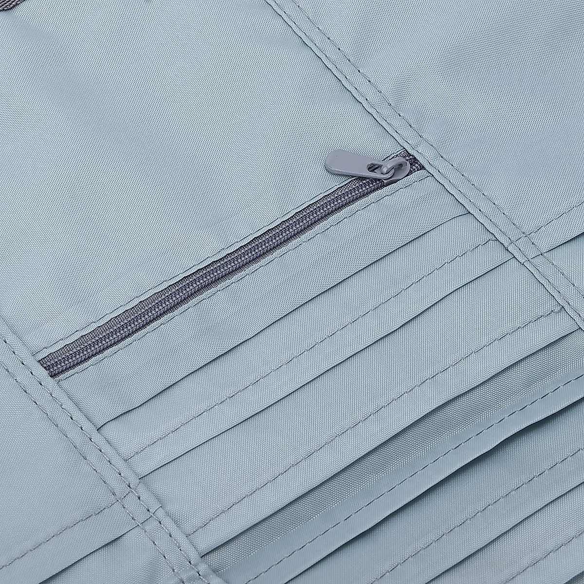 Knitting Needles Storage Bag, Portable Travel Crochet Hooks Organizer Rolling Knitting Needles Holder Case for Carrying Crochet Accessories(Gray)