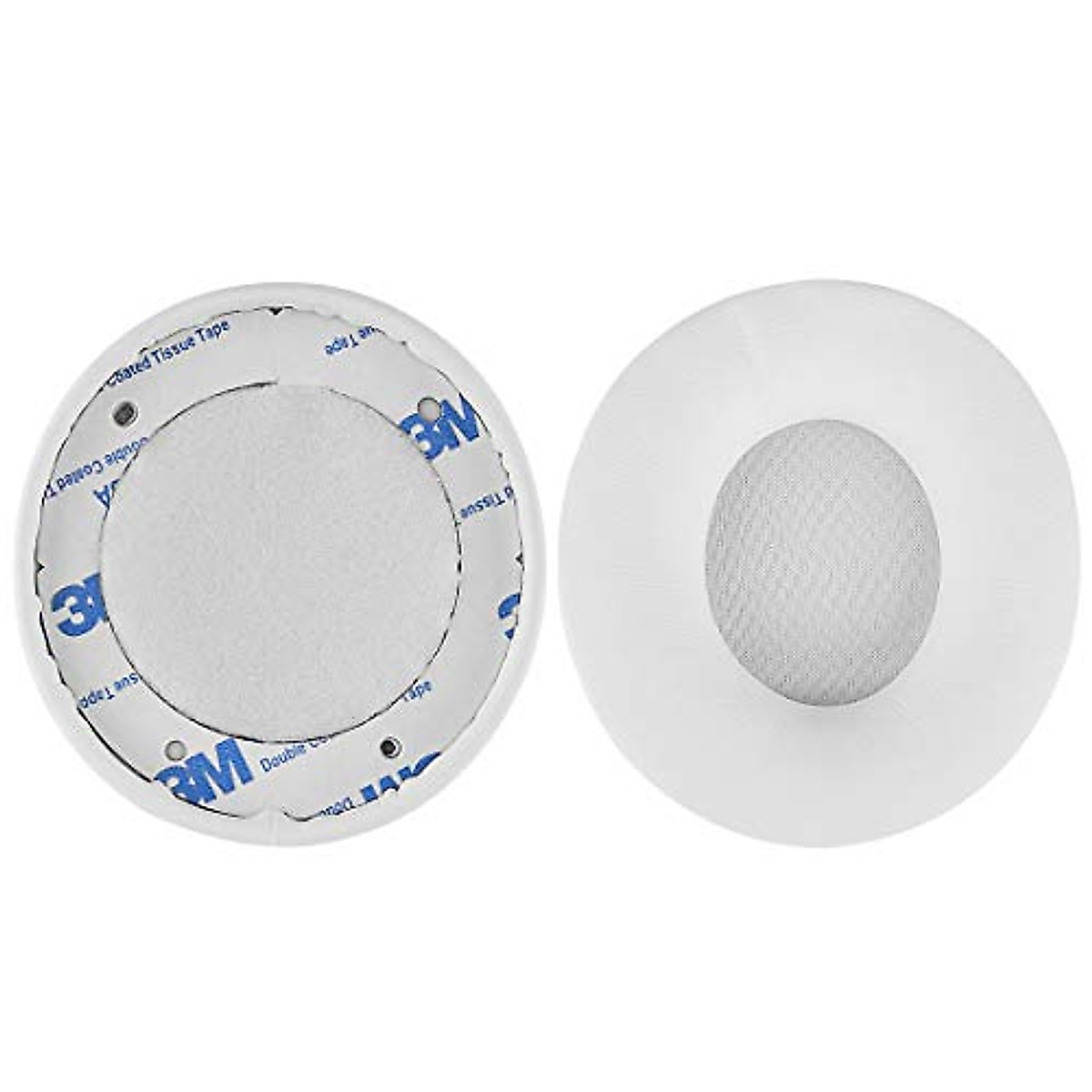 Geekria QuickFit Replacement Ear Pads for Beats Solo Pro (A1881) Headphones Ear Cushions, Headset Earpads, Ear Cups Cover Repair Parts (Ivory)