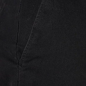 Amazon Essentials Men's Slim-Fit Casual Stretch Chino Pant, Black, 32W x 32L