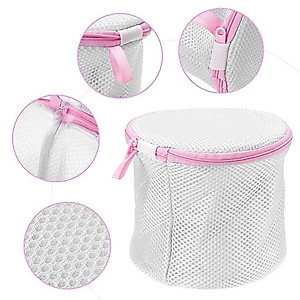 Generic Laundry Net Laundry Net Laundry Net Brassiere Cylindrical Polyester White Travel Storage Bag for Small Articles Underwear New Released
