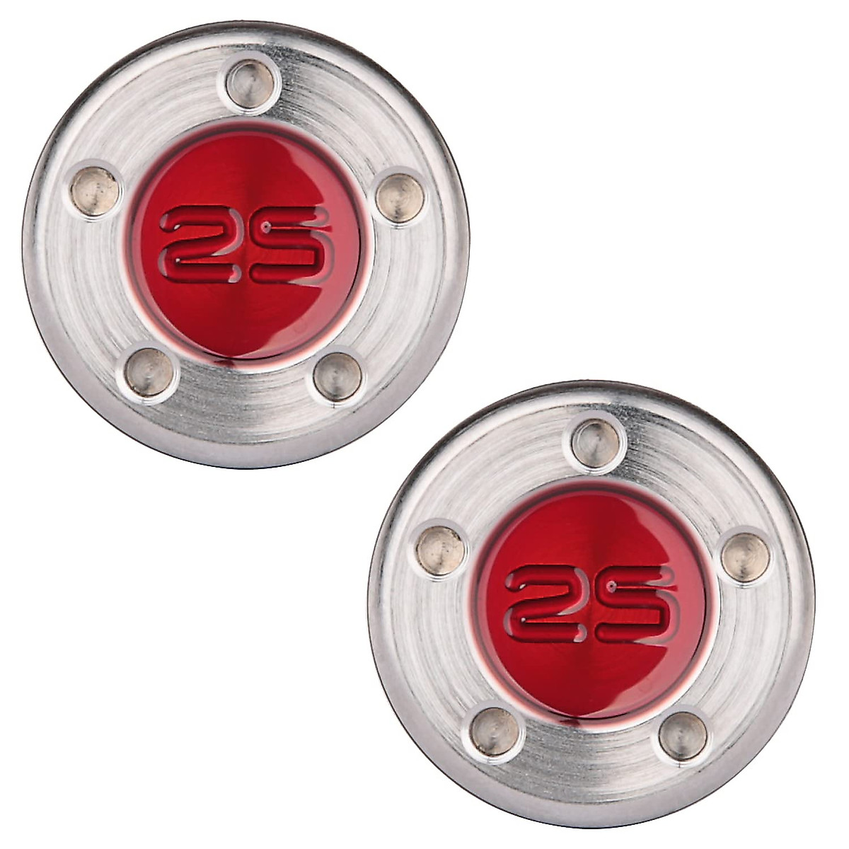 NA 2pcs Red Number Golf Custom Weights for Titleist Scotty Cameron Newport Studio California Putters (2x25g)
