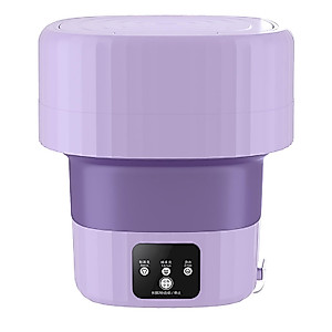 WHYATT Portable Washing Machine and Dryer Combo, 9L Small Collapsible, for Apartments, Dorm, Camping, RV, Travel Laundry