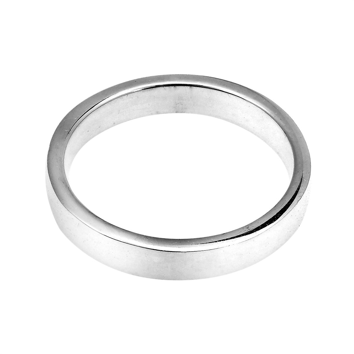 AeraVida Simple Everyday Wear .925 Sterling Silver Plain 3 mm Band | .925 Sterling Rings for Women | Silver Band Rings for Men | Comfort Fit Plain Rings | Wedding Plain Band Size 8