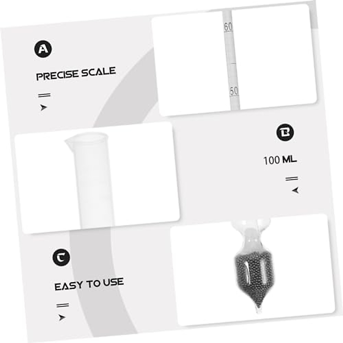 Garneck 3 Sets Wine Making Kit Hydrometer for Beer Brewing Alcoholmeter Tester Kit Compact Graduated Cylinder Household Alcohol Meter Convenient Alcohol Meter Hydrometer Beer Meter Glass