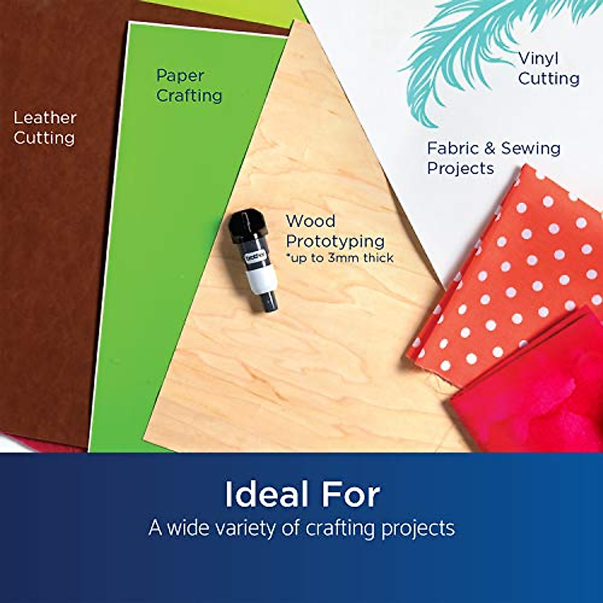 Brother ScanNCut SDX85S Electronic DIY Cutting Machine with Scanner, Make Vinyl Wall Art, Appliques, Homemade Cards and More with 251 Included Patterns