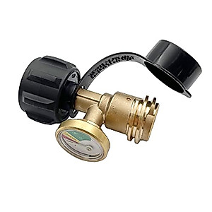 Propane Tank Gauge Level Indicator Pressure Meter Upgraded Propane Gas Leak Detector for Rv Camper Cylinder Heater