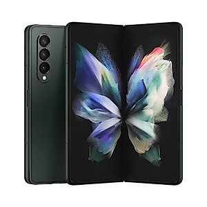 SAMSUNG Galaxy Z Fold 3 5G US Version, 256GB, Phantom Green - AT&T (Renewed)