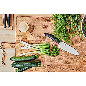 Kyocera Revolution Mini Santoku, 4-inch: White 5.5"
