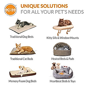 K&H Pet Products Self-Warming Kitty Sack Leopard 15 X 18 Inches