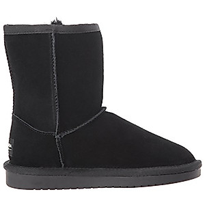 Koolaburra by UGG Girls' Victoria Short Fashion Boot, Black, 02 Youth US Little Kid