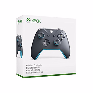 Xbox Wireless Controller Grey & Blue - Wireless - Bluetooth - Xbox One - PC - Grey and Blue